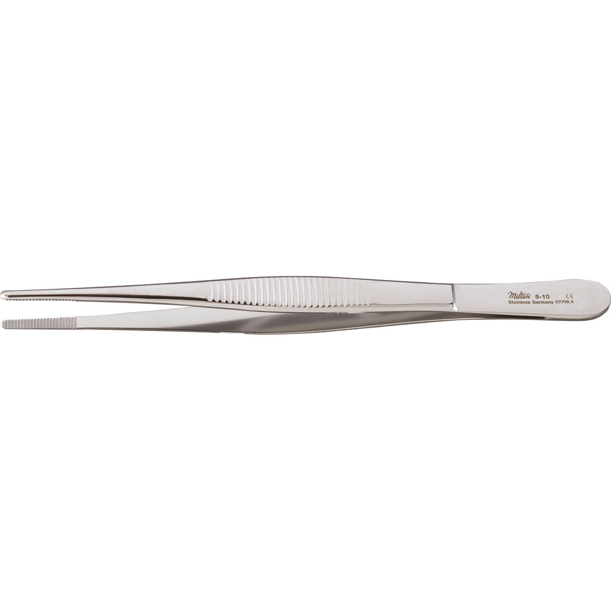Buy Miltex Instrument 6-10 Dressing Forceps 6" Serrated Tips & Handles ...