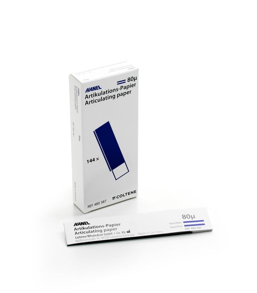 Buy Coltene Whaledent 480387 Hanel I-Shaped Articulating Paper 80 ...