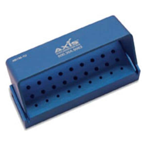 Buy Axis Dental AB135-1U Bur Block 27 Hole 9FG 18RA Blue - MVP Dental ...
