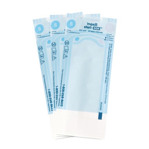Buy Maxill 60040 Steri-Sox Self Sealing Sterilization Pouches 2.25" X 4 ...
