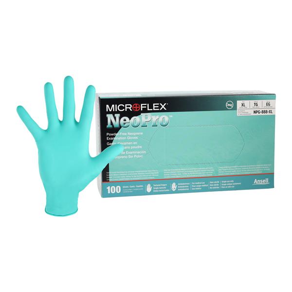 Buy Microflex NPG-888-XL NeoPro Chloroprene Gloves Extra Large Green PF ...