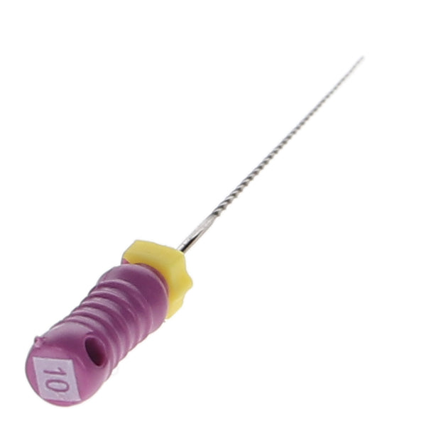 House Brand Dentistry 400119 HSB Endodontic K-Files 25mm #10 Purple St ...