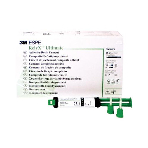 3M ESPE 56890 RelyX Ultimate Adhesive Resin Cement Syringe Translucent ...