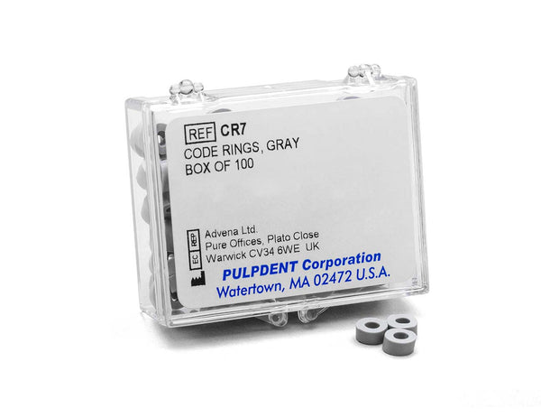 Pulpdent CR7 Instrument Organizer Color Code Rings Silicone Gray Stand ...