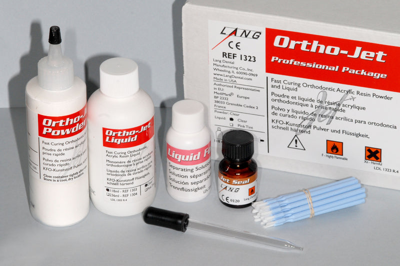 Buy Lang Dental 1323CLR Ortho-Jet Acrylic Resin Professional Package ...
