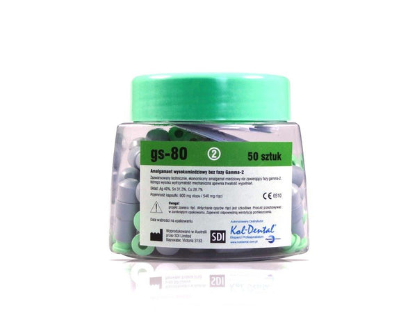 SDI 4412303 GS-80 2 Spill Regular Set Dispersed Phase Alloy Amalgam Ca ...